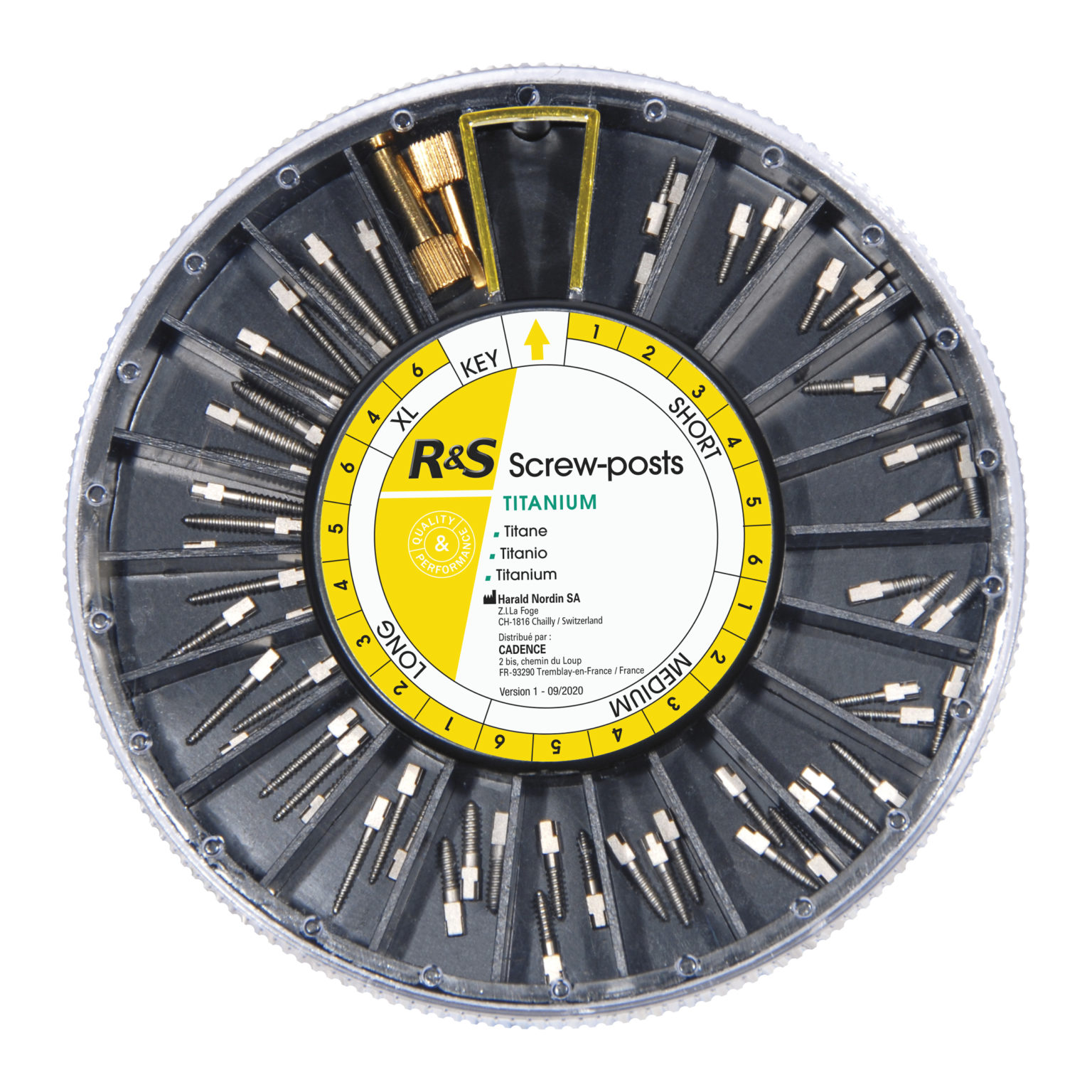 Gold plated screw-posts - R&S